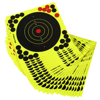 25-50-75-100 Pack Shooting Targets Gun Rifle Paper Adhesive Exercise US ...