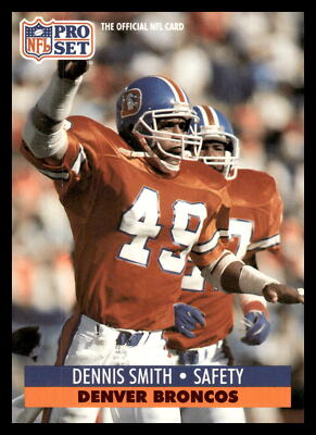 1991 Pro Set #495 Dennis Smith Denver Broncos Football Card NM | eBay