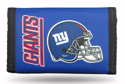 NFL New York Giants Nylon Tri-Fold Wallet, NEW | eBay