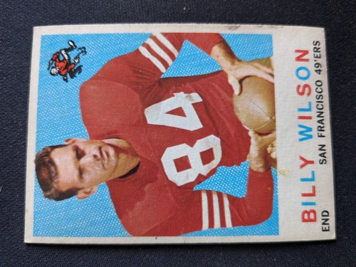 1959 Topps Football Card # 148 Billy Wilson - San Francisco 49ers (VG ...