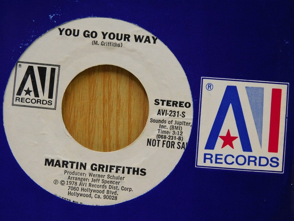 Martin Griffiths DJ 45 Israelites bw You Go Your Way - AVI M- | eBay