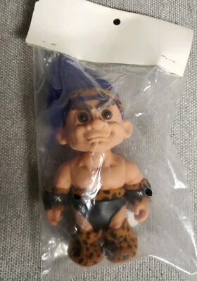 Doomslayer Troll Wrestler Zor 5" Doll w/ Purple Hair by Russ, Rare | eBay