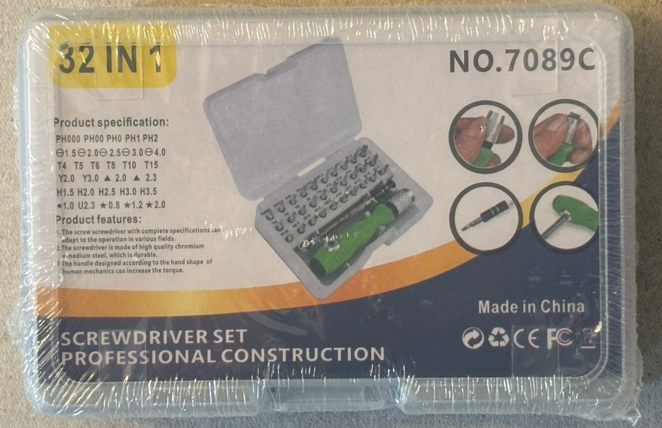 2 sets / 32 in 1 screwdriver & 12 in 1 | eBay UK