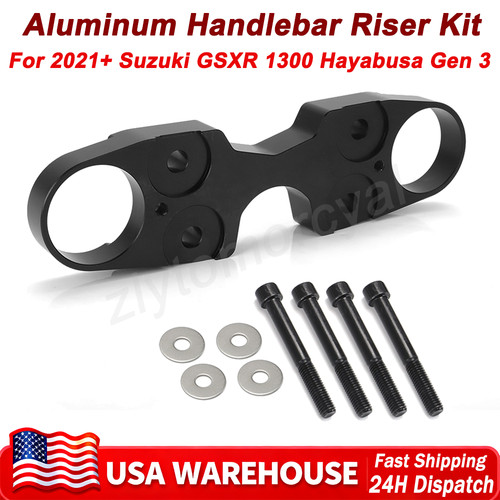 Aluminum Handlebar Riser Conversion Kit For Suzuki GSXR 1300 Hayabusa ...
