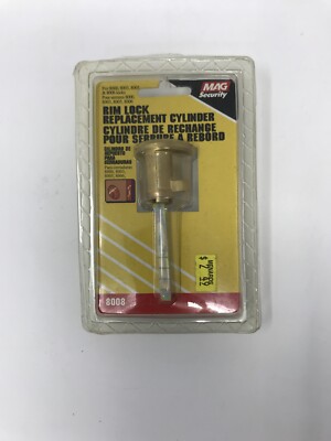 NEW in Pkg MAG SECURITY Rim Lock Replacement Cylinder, Surface Deadlock ...