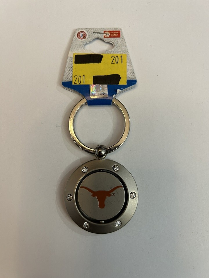 Authentic University Of Texas Longhorns Rhinestone Keychain Game Day ...