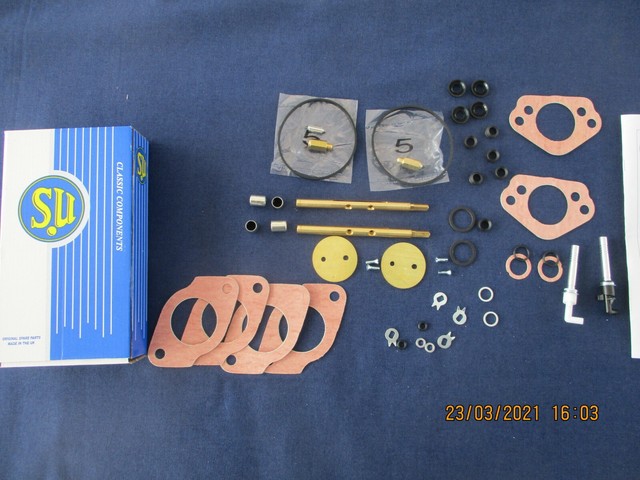 MG MGB Hif4 Twin SU Carb Carburettor Rebuild Kit for sale online | eBay