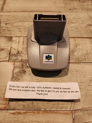 Nintendo 64 Transfer Pak Controller - Gray 45496860219 | eBay