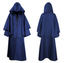 Men Hooded Wizard Cloak Robe Cloak Medieval Retro 5 Colors | eBay
