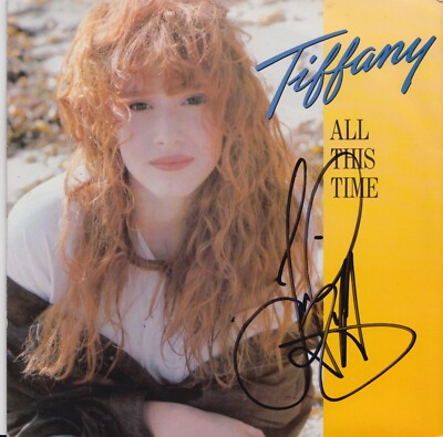 Tiffany Hand Signed All This Time 7" Vinyl - Music Autograph 1. | eBay UK
