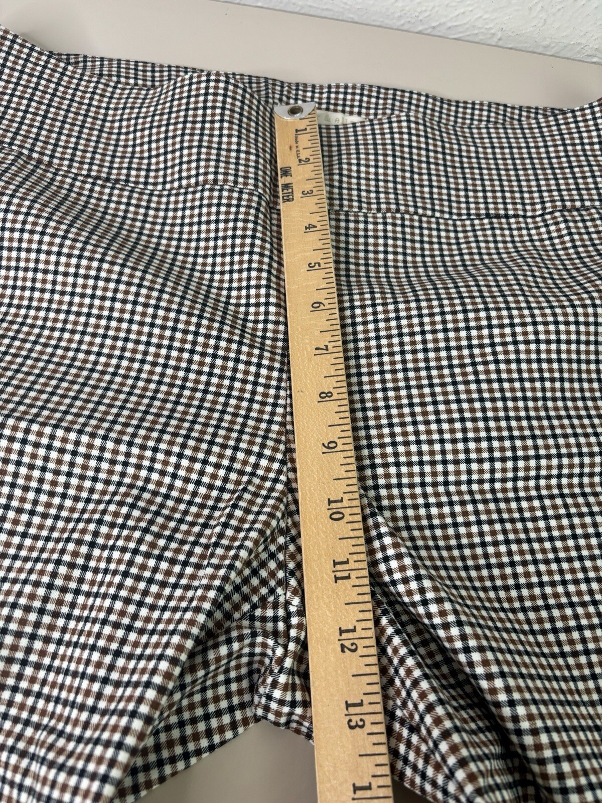 Cooper & Ella Sz 16 Check Plaid Mid Weight Pull-on Stretch Stretch ...