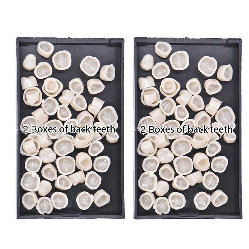 2 Boxes Resin Anterior Dental Temporary Porcelain Crown Veneers Stable ...
