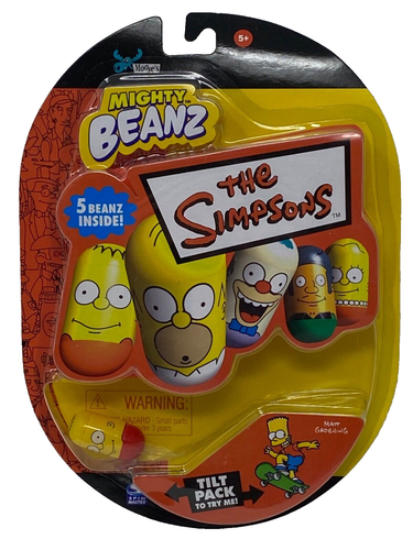 Moose's Mighty Beanz The Simpsons #1 BART Simpson Spin Master Factory ...