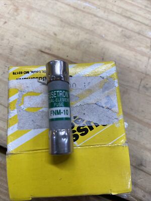 Bussman FNM-10 Dual Element Time Delay Fuse 10A 250V Box of 10 | eBay