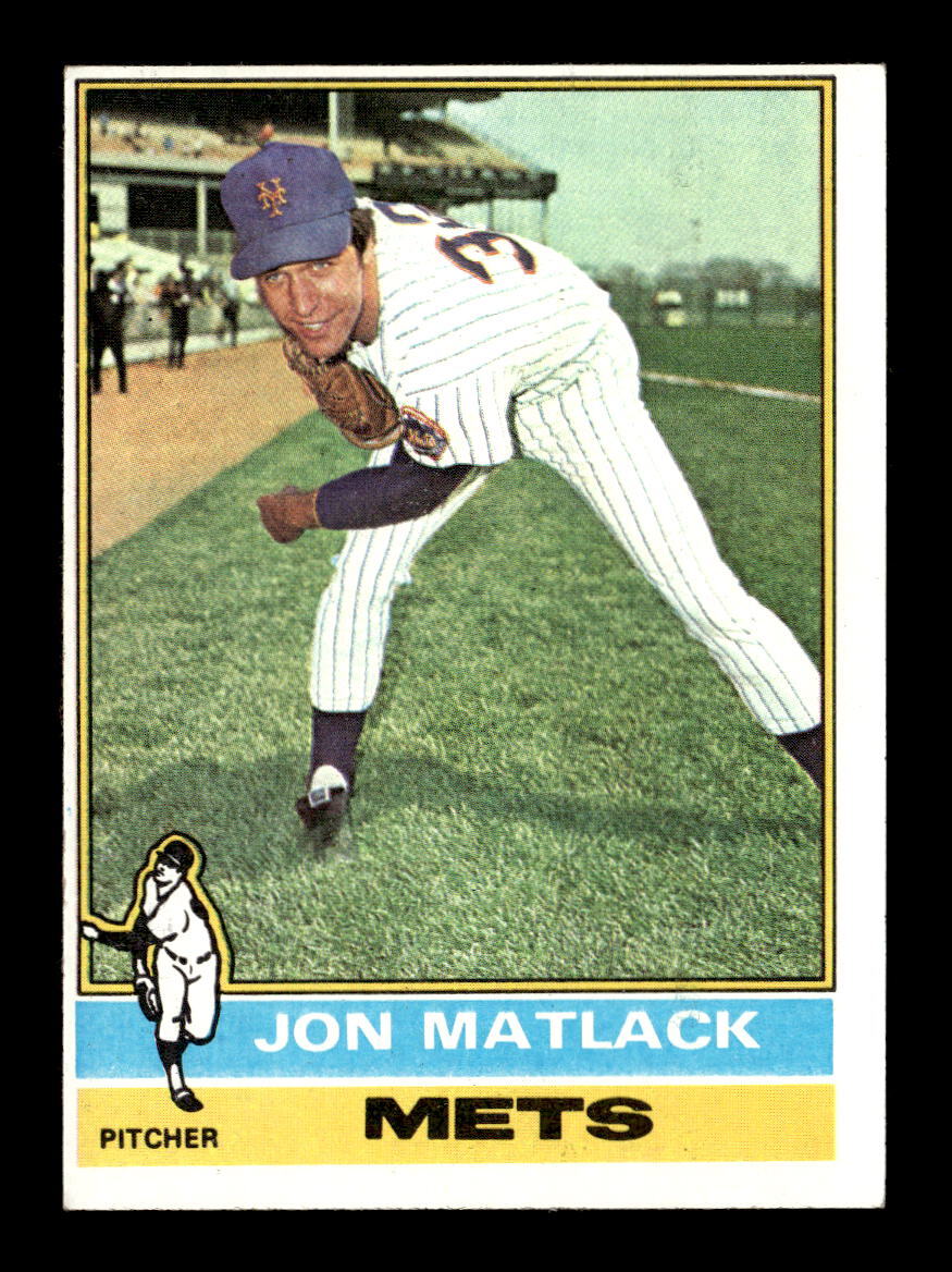 1976 Topps #190 Jon Matlack New York Mets VG-EX+ Baseball Card *G721 | eBay