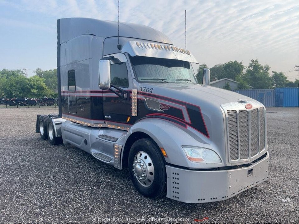 2019 Peterbilt 579 60" Sleeper Truck Tractor Dual Bunk T/A APU Cummins ...