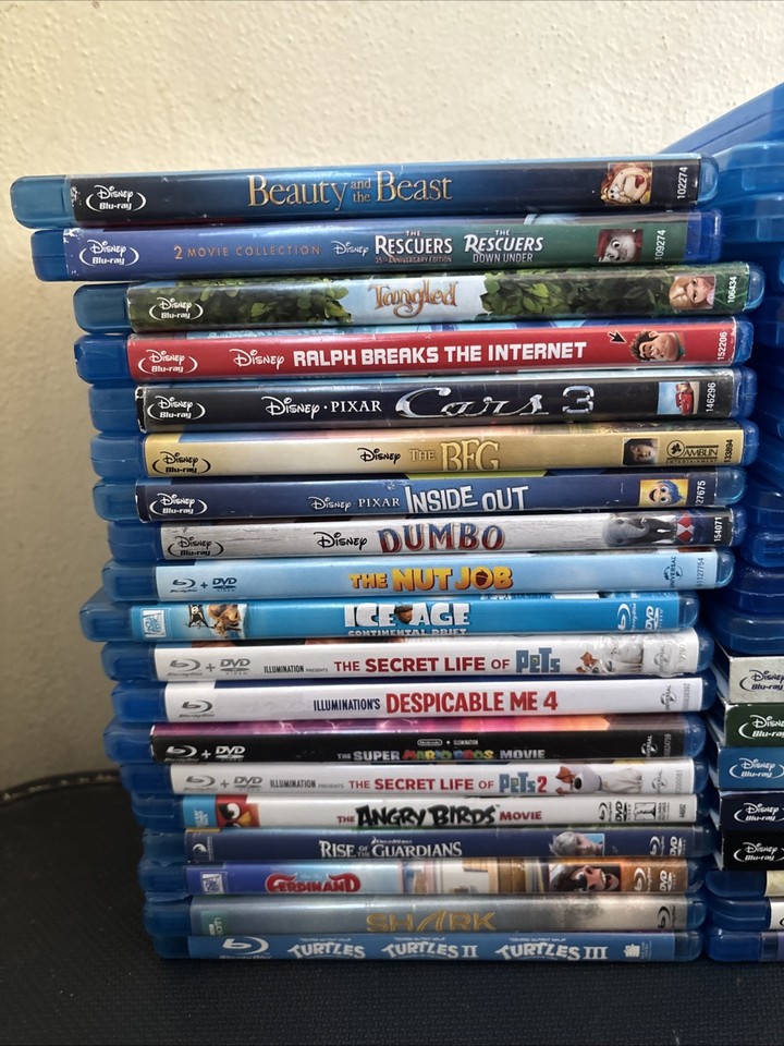 Lot Of 39 Mostly Disney BLU-Ray DVD Empty Cases (No Discs Inside) | eBay