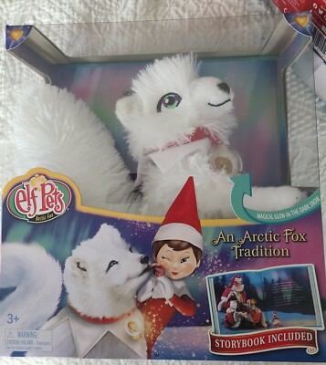 Elf on the Shelf Pets Arctic Fox Tradition NEW in Box Plush Animal ...