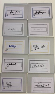 10 X RUGBY LEAGUE LEGENDS SIGNED CARDS | eBay Australia