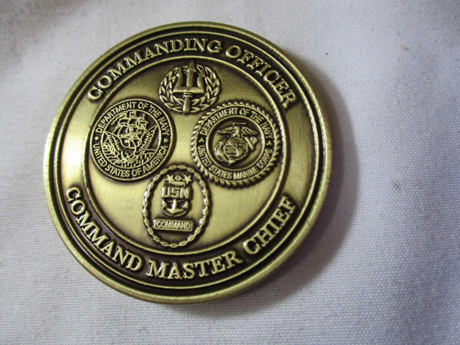 US Navy Naval Hospital Guam Commanding Officer CMC Challenge Coin / CPO ...