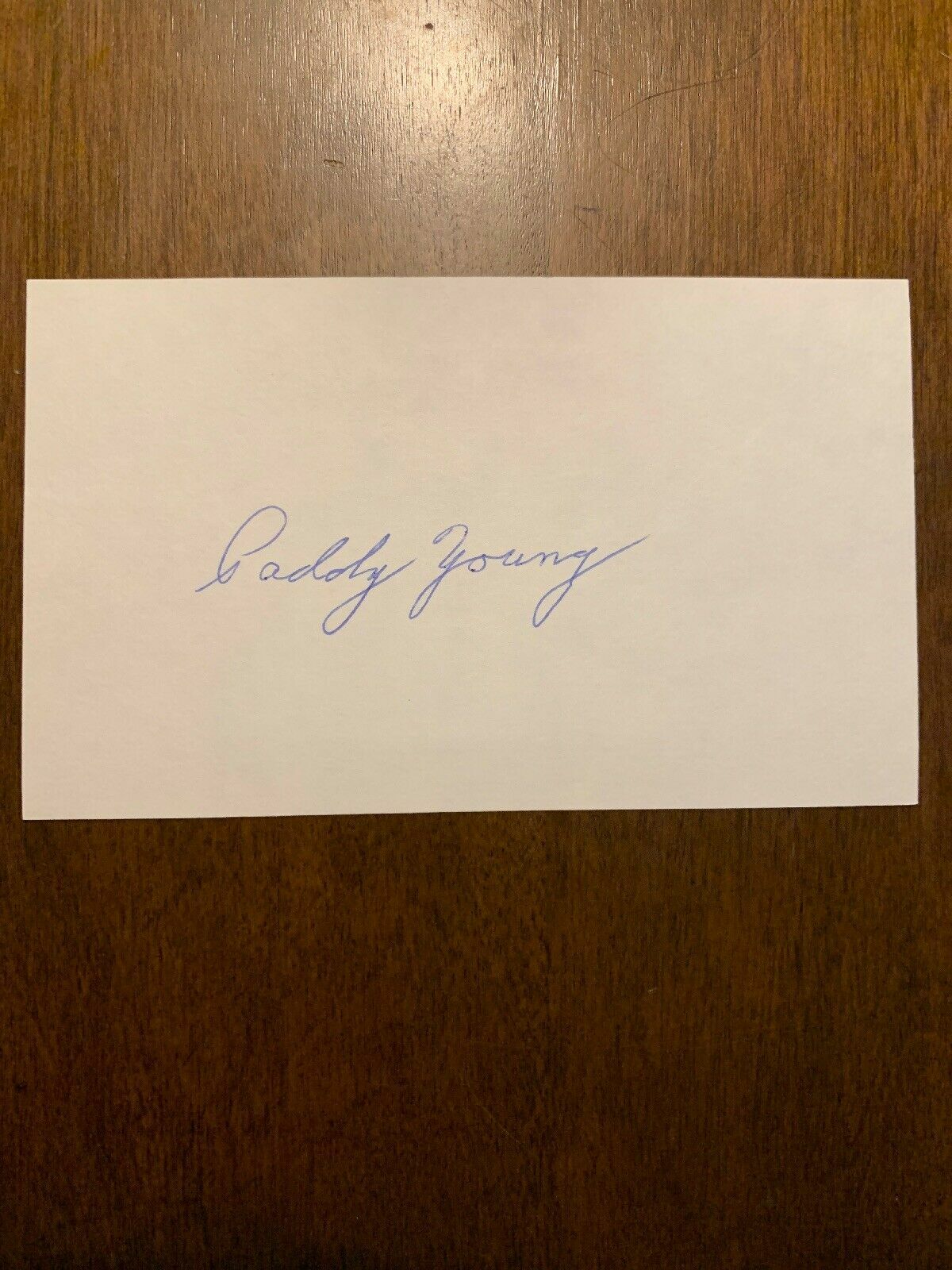 PADDY YOUNG - BOXER - AUTHENTIC AUTOGRAPH SIGNED- B5530 | eBay