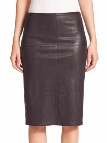 Mini crayon femme taille bodycon robe sexy taille haute noir humide 3 ...