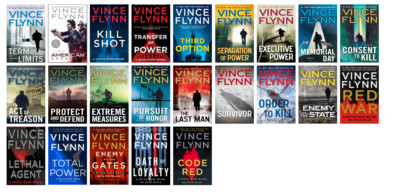 Complete Set Series - Lot of 23 Mitch Rapp American Assassin by Vince ...