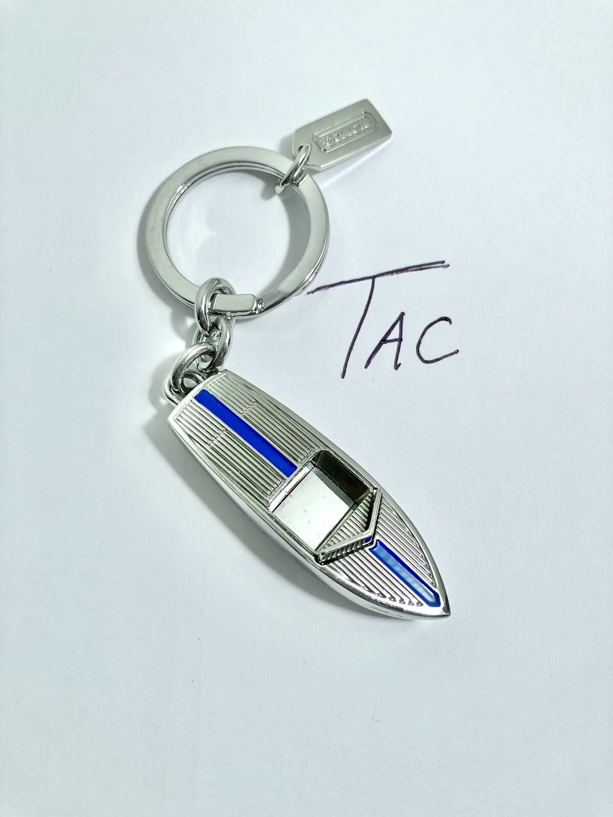 RARE HTF Coach Metal Speed Boat Keychain/Keyring/Key … - Gem