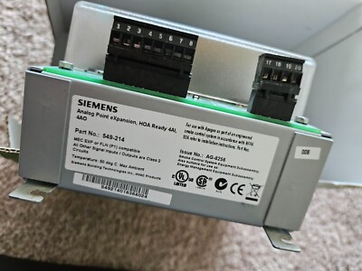 Siemens APOGEE Automation 549-214 Analog Point eXpansion, HOA Ready 4AI ...