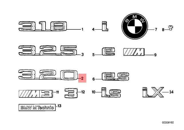 Bmw E30 Logo BMW 3 SERIES M3 (E30) 1990 | Modelsnavigator.com