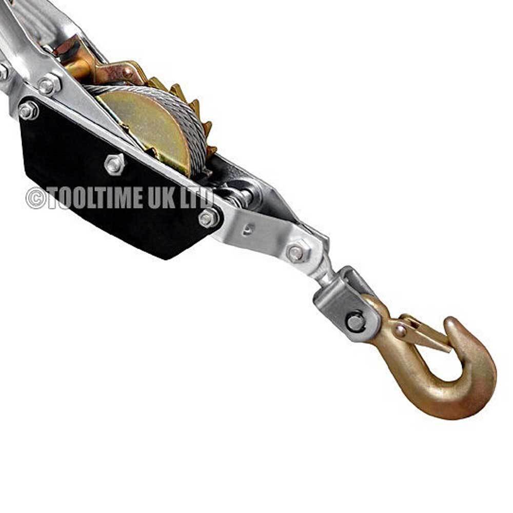 2 Ton Puller Hand Winch Heavy Duty 3M Cable Fencing Turfer - Car Boat ...