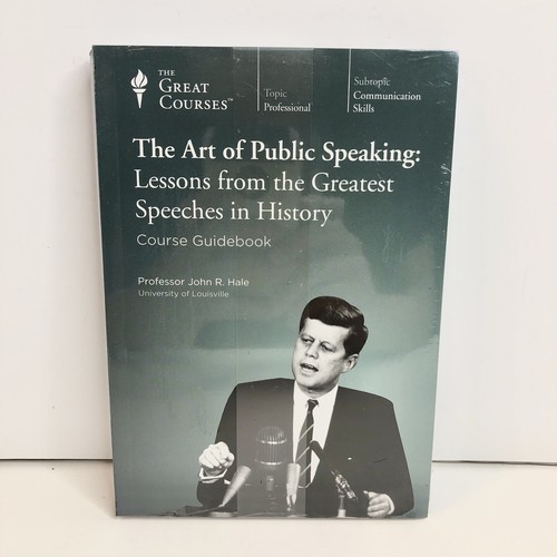The Great Courses: The Art of Public Speaking 2 DVD/BOOK John Hale New ...