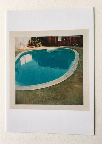 Ed Ruscha - Pool Official Exhibition Museum art card | eBay UK
