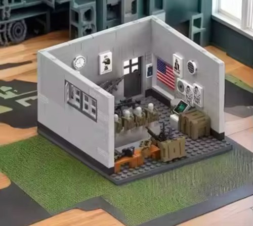 WW2 Military Base Army Set Battle Armory Comparable With Lego 294 PCs ...