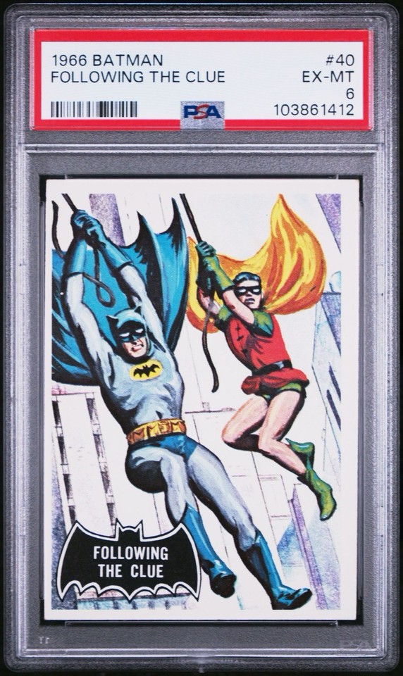 1966 Topps Batman. Black bat cards. Entire Set. PSA Graded. 55 Cards | eBay