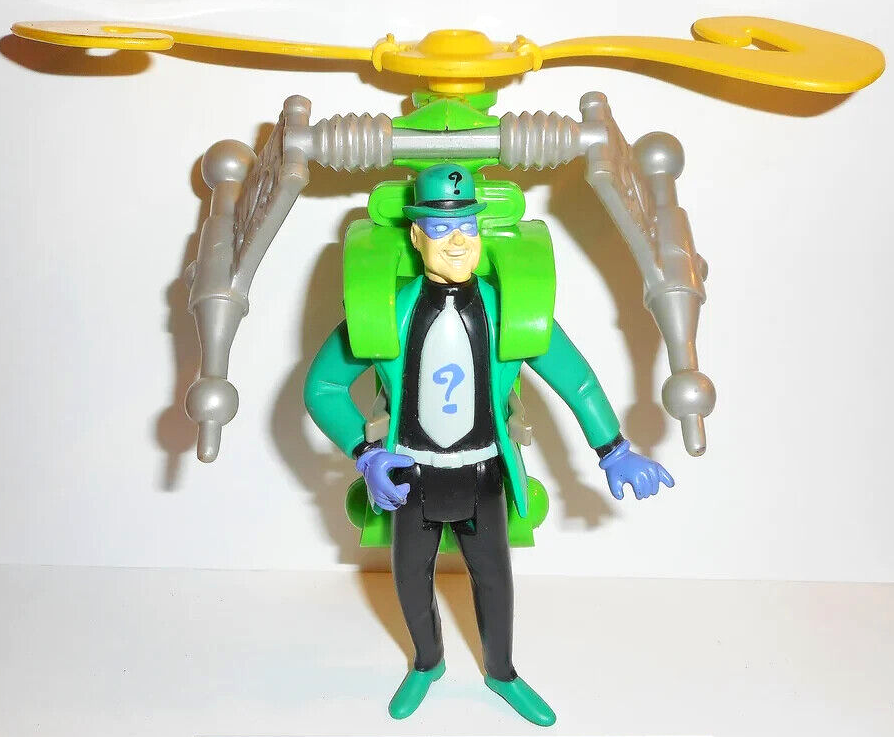 Batman animated series RIDDLER helicopter 1998 Kenner dc universe roto ...