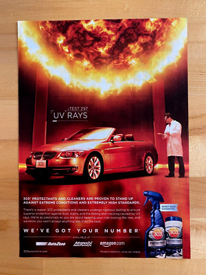 2016 Print Ad BMW 4 Convertible 303 Protectant | eBay