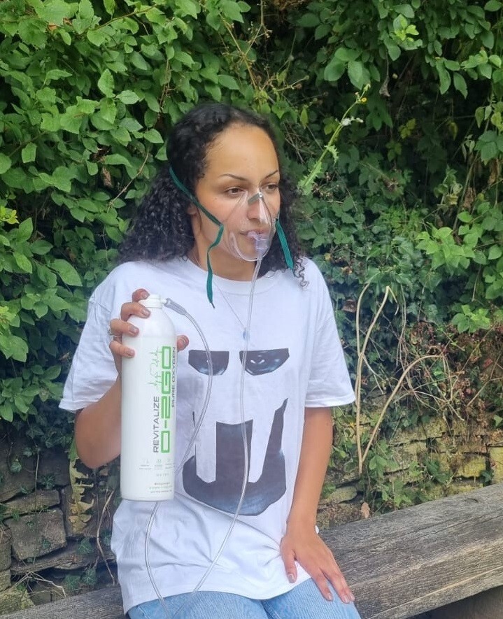 O-2GO 18L Oxygen Can with Mask and Tube - Revitalize 95% Pure Oxygen ...