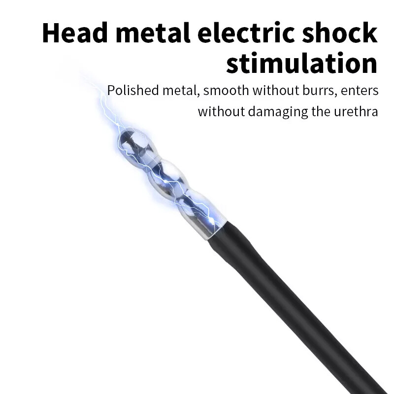 Electric E-stim Stretcher-Urethral Sounding Rod Penis Plug Dilator Male ...