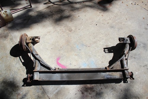 VW CABRIOLET GOLF RABBIT REAR AXLE 89 90 91 92 93 | eBay