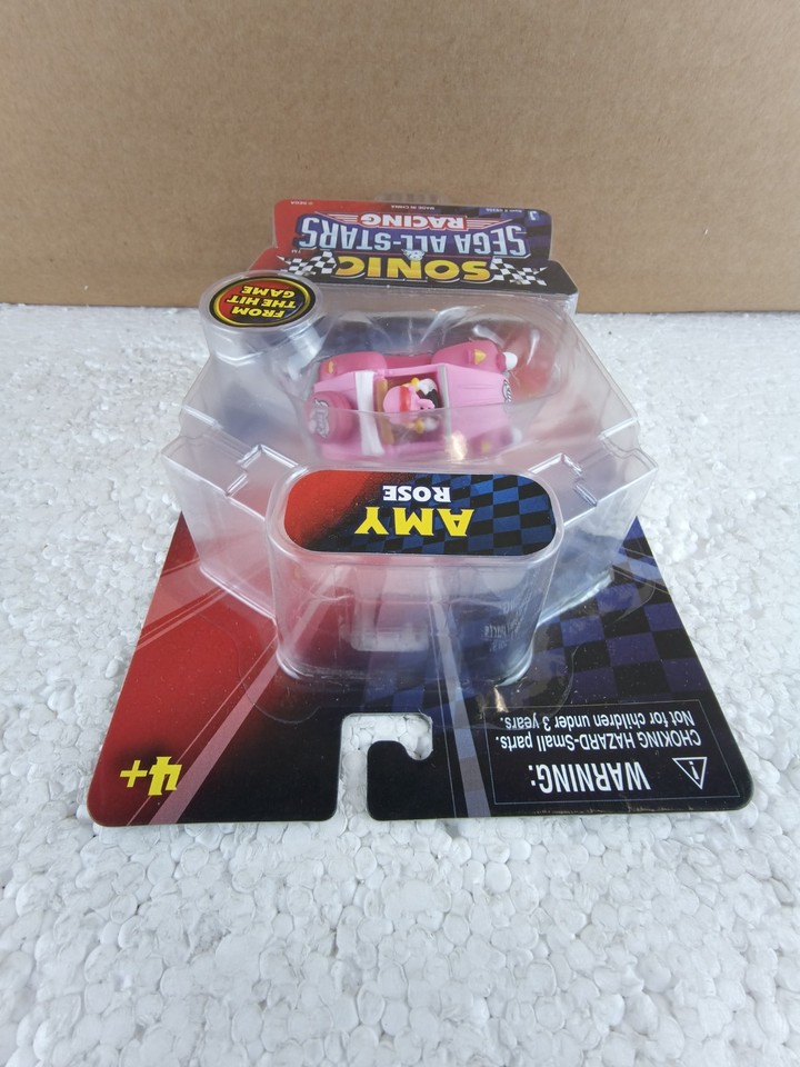 Sonic & Sega All-Stars Racing Amy Rose Car Figure Tomy Jazwares NOS | eBay