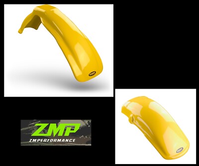 NEW SUZUKI 84-88 RM125 RM250 YELLOW PLASTIC FRONT AND REAR FENDERS | eBay