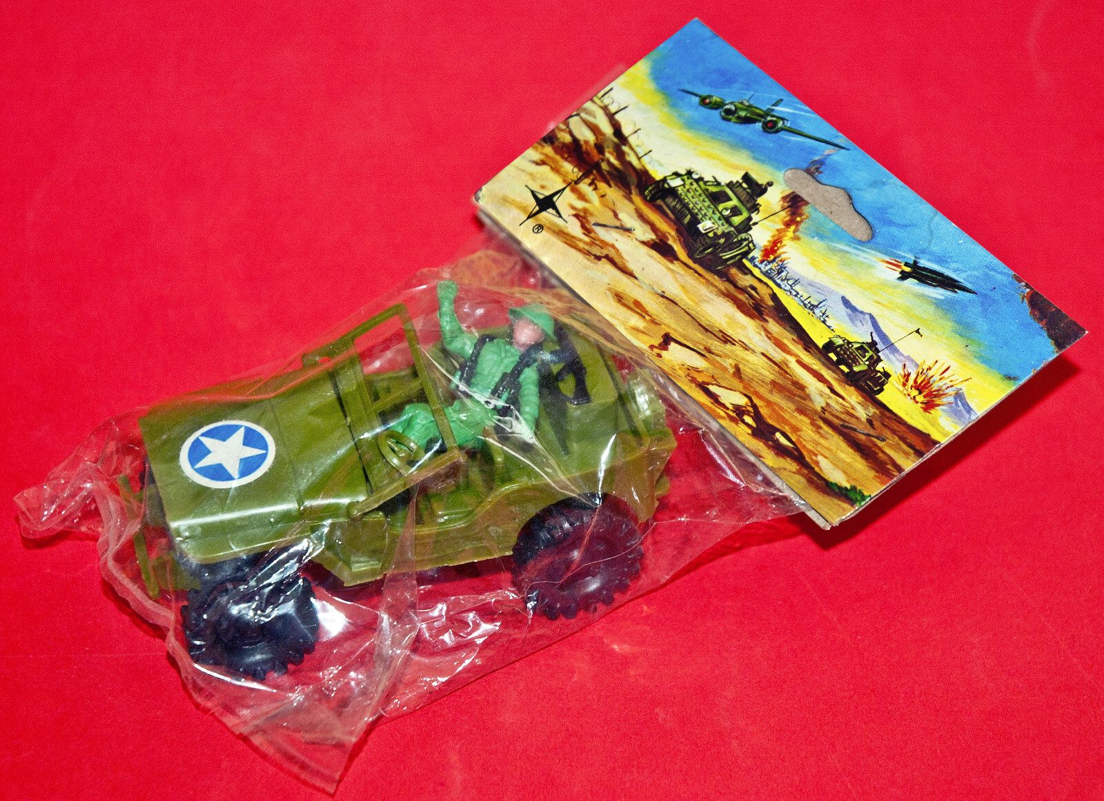 WW2 US Jeep Combat Lot HONG KONG Attack Force Rareté 1970er Timpo Clone ...