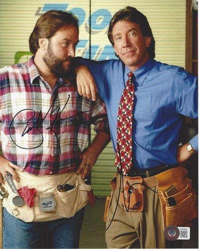 TIM ALLEN & RICHARD KARN SIGNED 'HOME IMPROVEMENT' 8x10 PHOTO BECKETT ...