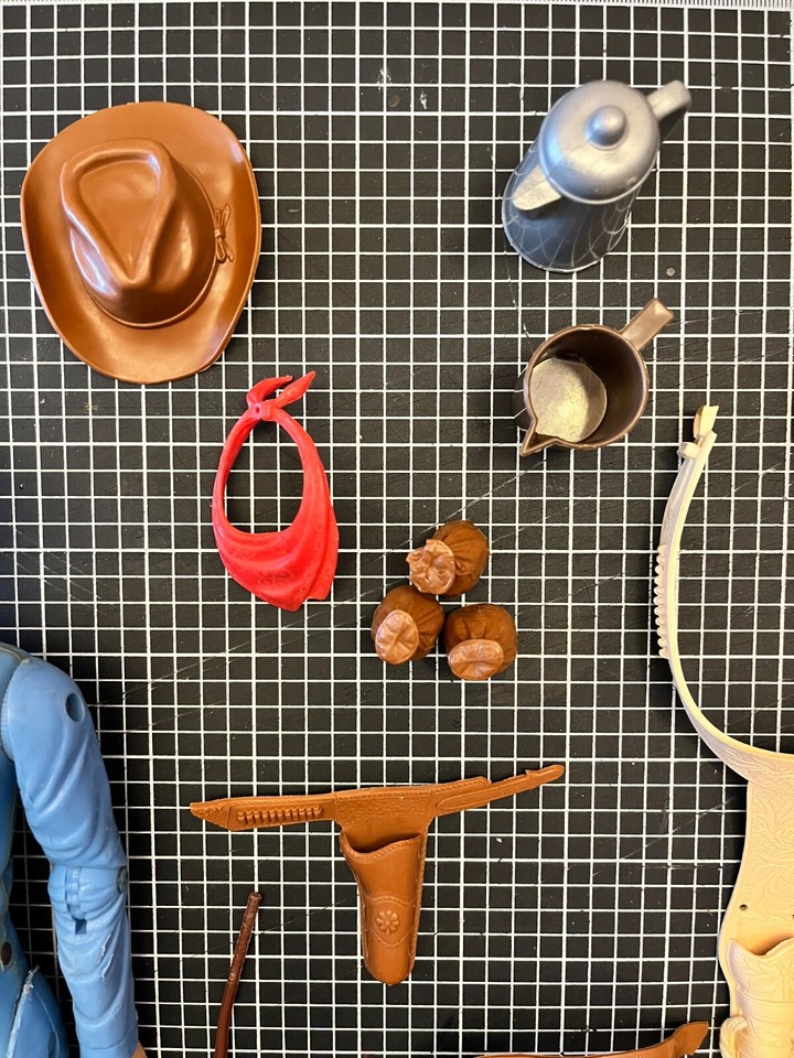 Vintage 1975 Marx Johnny West Cowboy Action Figure w/Accessories | eBay