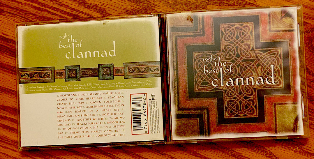 Lot Of 4 CLANNAD CDs Rogha: The Best Of, Banba, Past Present, ANAM ...