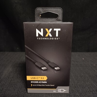 BRAND NEW NXT Technologies USB-C 3.1 3ft / 0.91m Cable NX5685410 | eBay