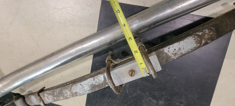 Vintage Chrome Tube Axle Spring Spindles Front end Rare Midget Sprint ...