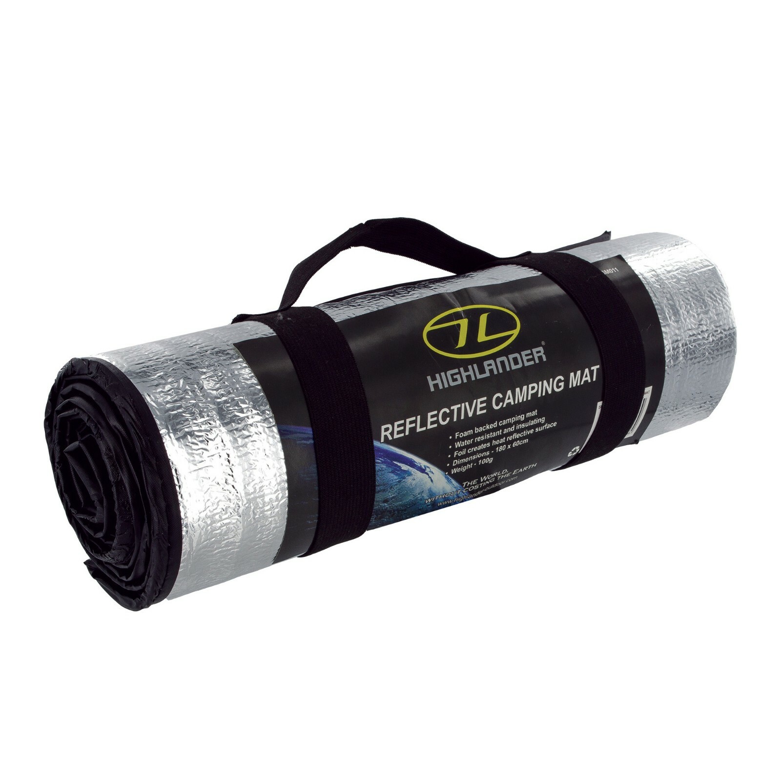 Highlander Reflective Foil Thermal Camping Sleep Mat Foam Backed | eBay