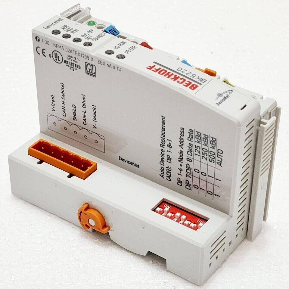 NEW BECKHOFF BK5220 DeviceNet Coupler PLC Module BK5220 IN BOX | eBay